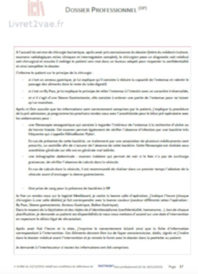 Dossier Professionnel VAE TP - Secrétaire Assistant Médico-Social - ref ... Dossier Professionnel VAE TP - Secrétaire Assistant Médico-Social - ref ...
